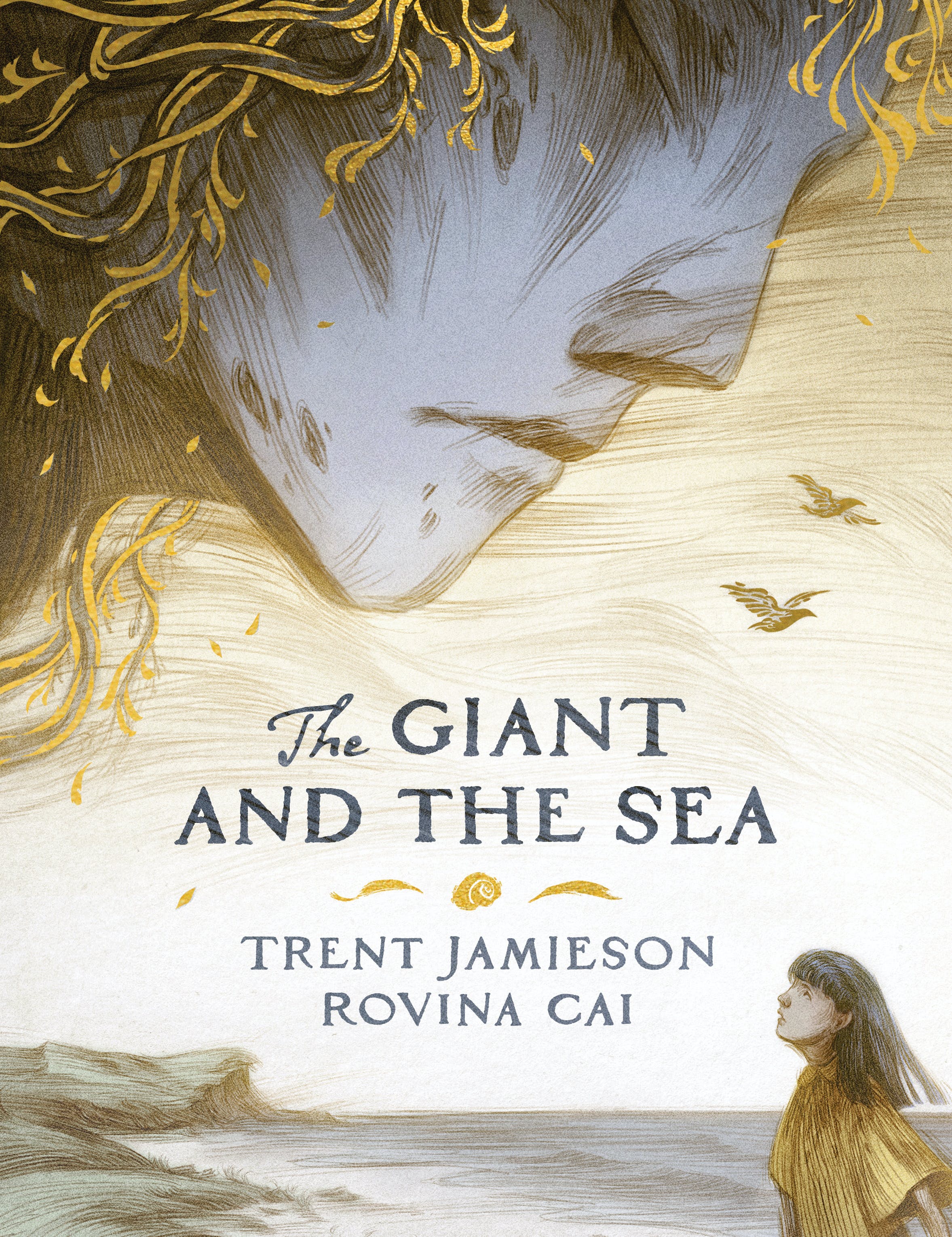 The Giant and the Sea by Trent Jamieson, illustrated by Rovina Cai